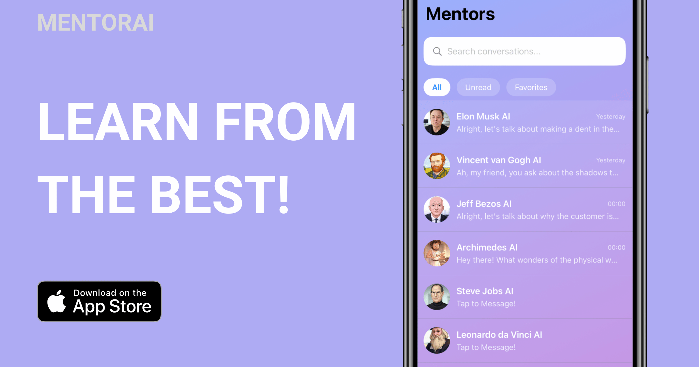 MentorAI - Learn from the best!